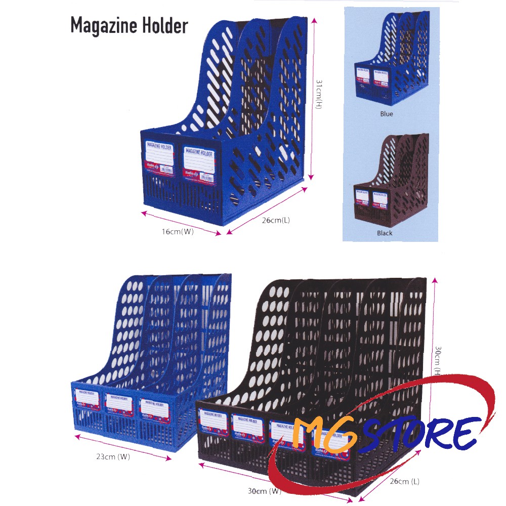 Magazine Holder 2Layers / 3Layers / 4Layers ( Random Colour ) | Shopee ...