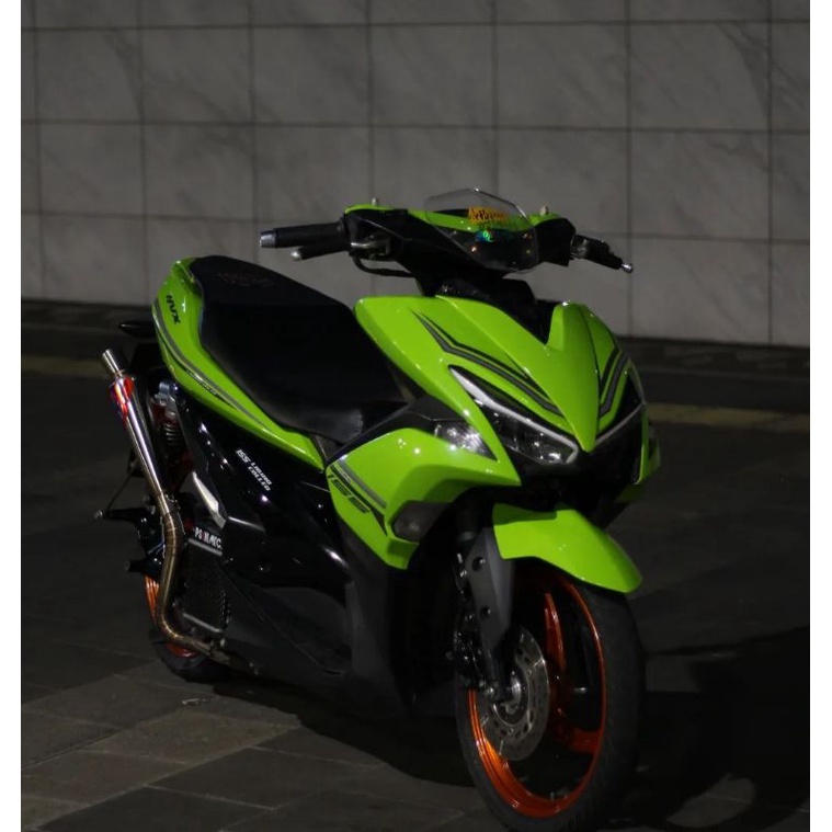 STRIPING STICKER AEROX NVX 155 TRANSPARENT SIMPLE MALAYSIA GRAY ...