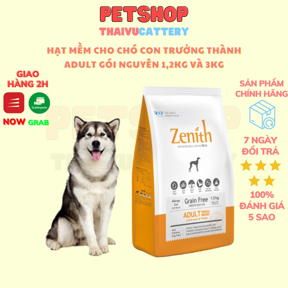 Zenith ADULT soft grain for ADULT dogs 1,2kg and 3kg | Shopee Malaysia