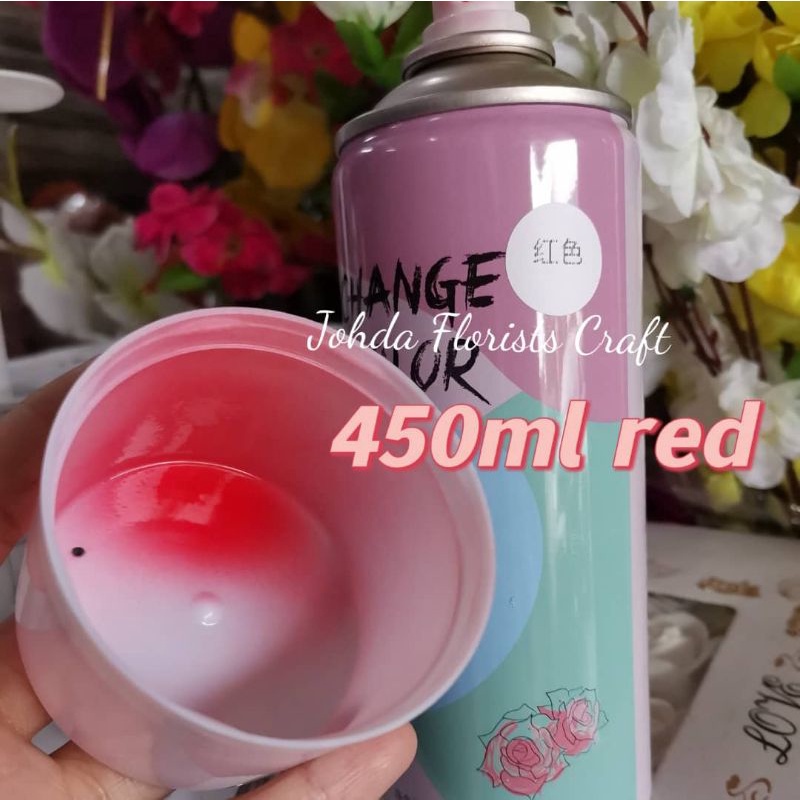 Floral Color Spray Flower Coloring Spray Pewarna Bunga 鲜花喷色剂 450ML ...