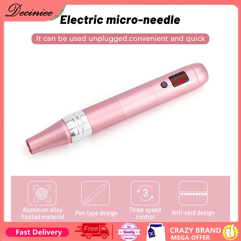 Derma Pen Micro Tiny Needles Professional Wireless Electric Skin Care ...