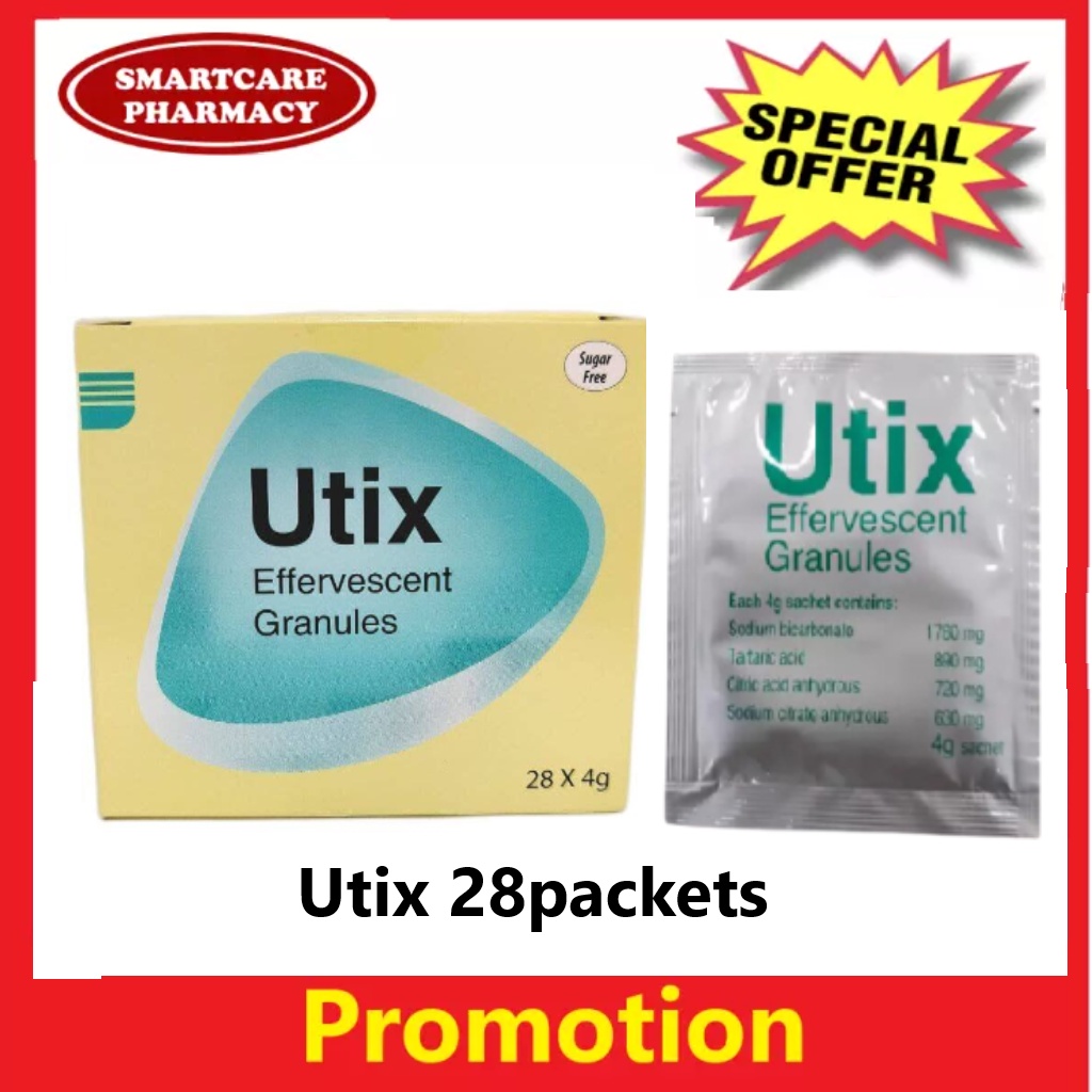 UTIX Effervescent Granules - Boleh minum untuk Gout & Kencing Kotor ...