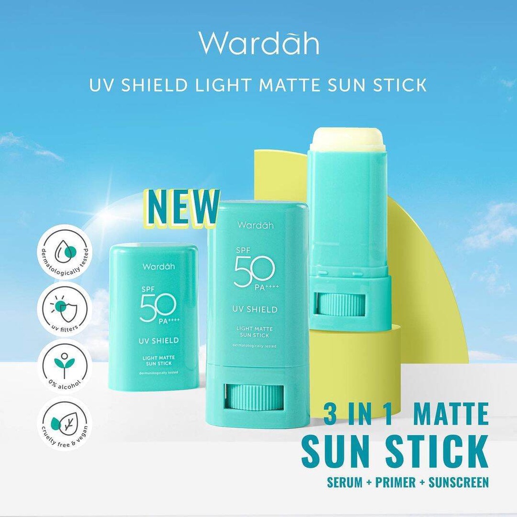 WARDAH UV Shield Light Matte Sun StickWARDAH SPF 50 PA +++ 22gr ...