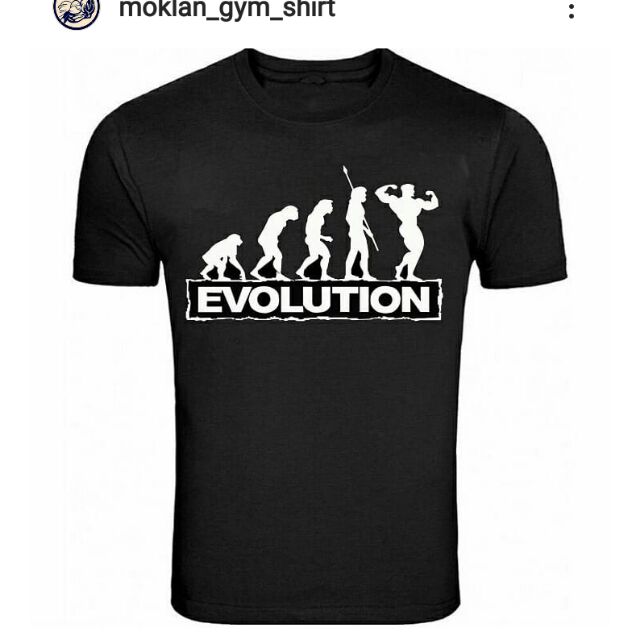 EVOLUTION Men Gym t-shirt 100%cotton | Shopee Malaysia
