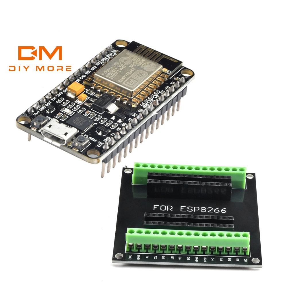 DIYMORE ESP8266 Expansion Board Compatible with NODEMCU V2 GPIO ... DIYMORE ESP8266 Expansion Board Compatible with NODEMCU V2 GPIO ...