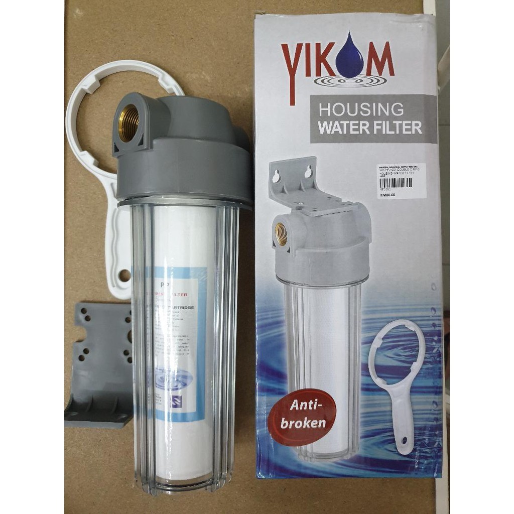 HEAVY DUTY YIKOM Housing Water Filter Double Locking Ring ( Anti-Broken ...