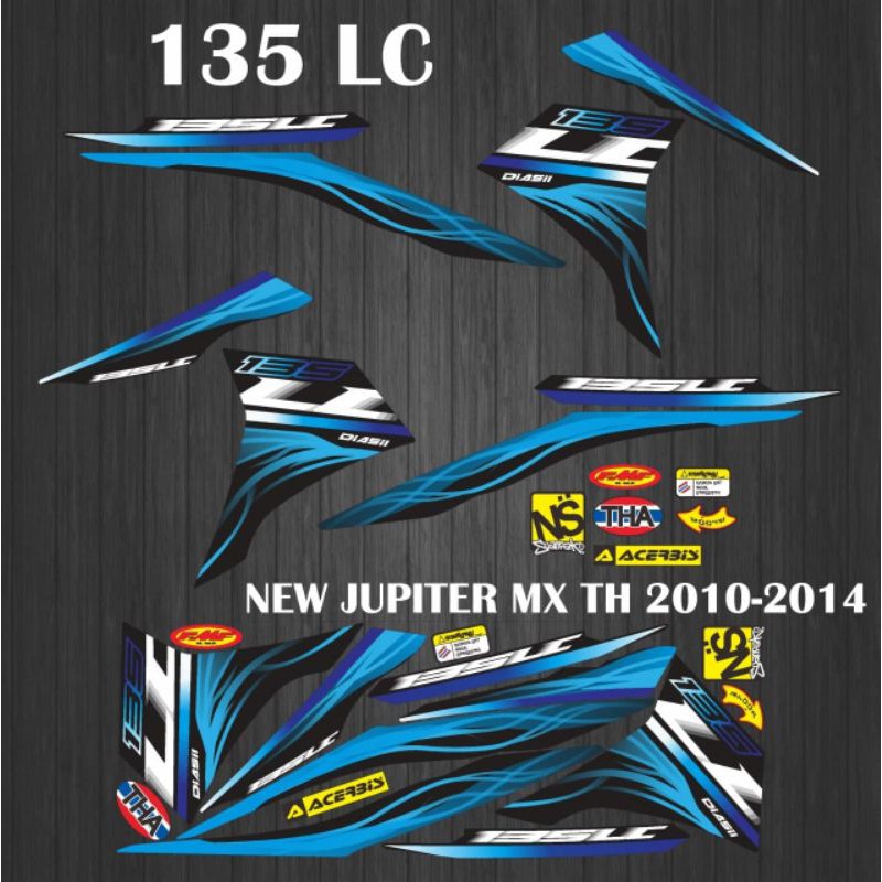 Jupiter MX new LC graphic decal sticker striping | Shopee Malaysia