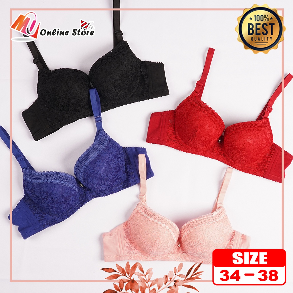 MU BRA WANITA DEWASA CUP A / WOMEN WIRED BRA / BAJU DALAM WANITA / PAKAIAN DALAM DEWASA / LADIES ...