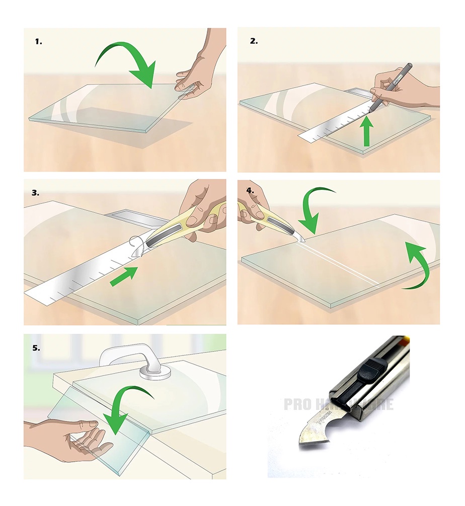 PVC Acrylic Plastic Sheet Perspex Cutter Hook Cutting Tool / Refillable ...