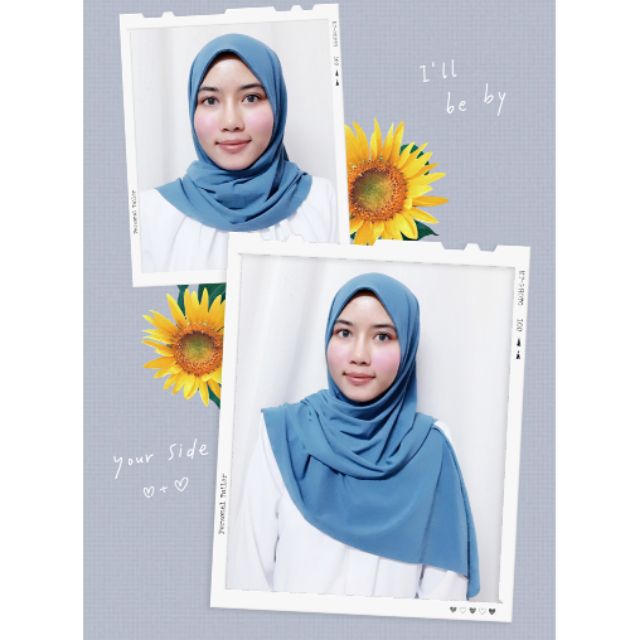 Tudung Bawal Lazy Ruffle Plain Mosscrepe Bidang 45 Ironless Travel Easy ...