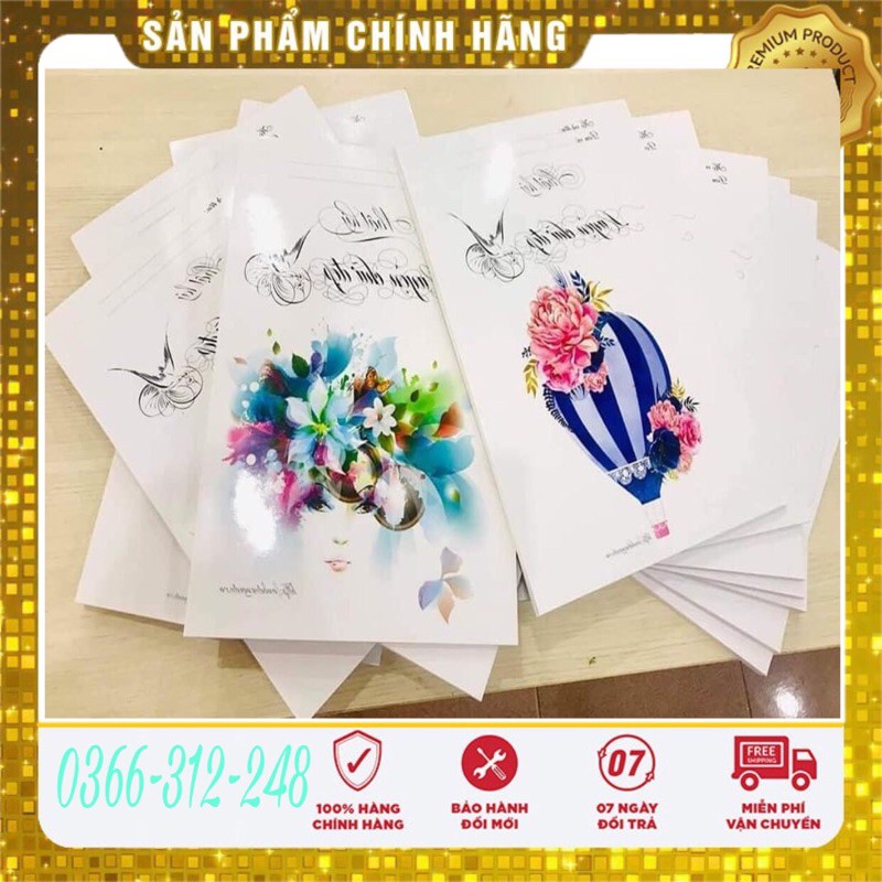 Anh Duong beautiful handwriting diary (108 pages of floral paper, A4 ...