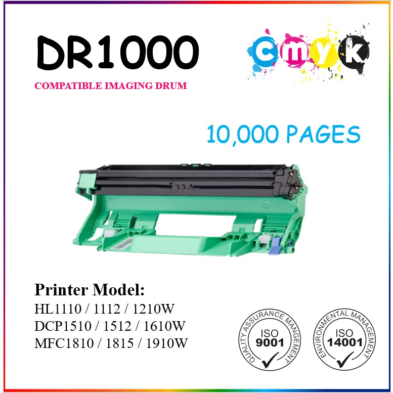BROTHER DR 1000 DR1000 DRUM KIT COMPATIBLE HL1110 / 1210W / DCP1510 ...