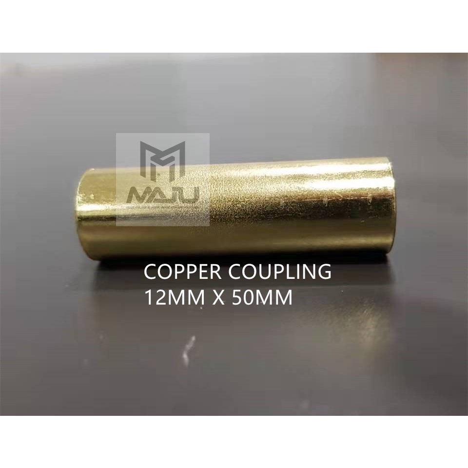 MAJU COPPER COUPLING / EARTH ROD COUPLING 12MM X 50MM | Shopee Malaysia