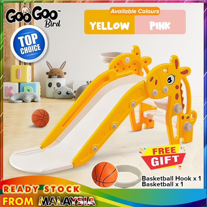 GOOGOOBIRD Little Deer Mini Children Slide Playground Indoor Home Kids ...