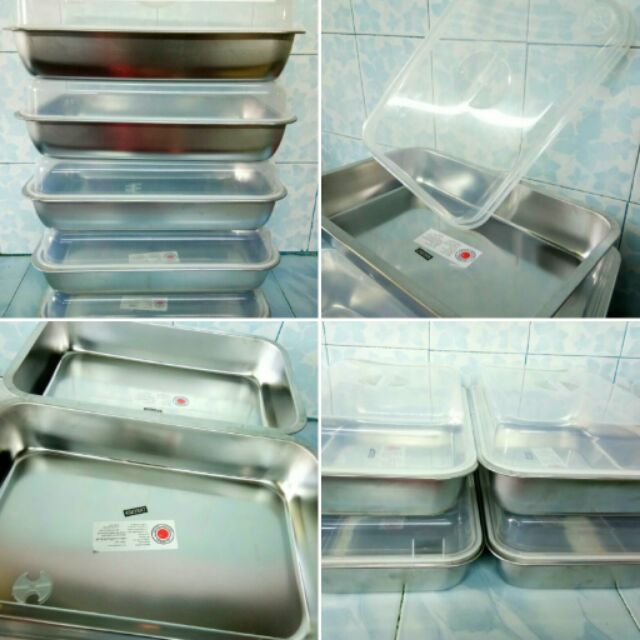 BUFET/TRAY STAINLESS STEEL TEBAL,PANJANG(5PCS) | Shopee Malaysia