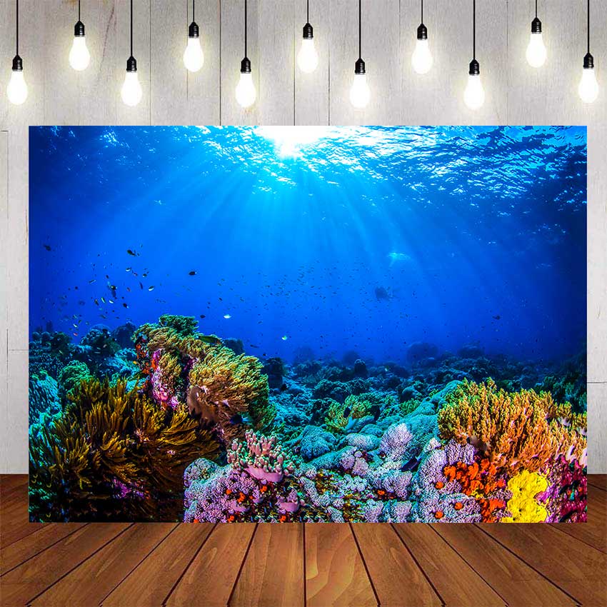 8 options Under the Sea Backdrops For Girls Boys Birthday Party ...