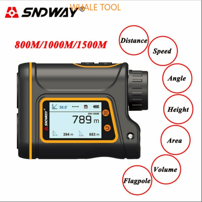 SNDWAY Telescope Laser Range Finder Golf rangefinder 600M-1500M Digital ...