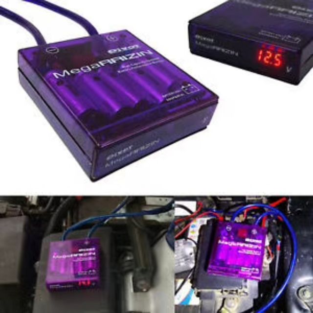 Pivot Mega Raizin Voltage Stabilizer Wire Battery Fuel Speed Volt Meter ...