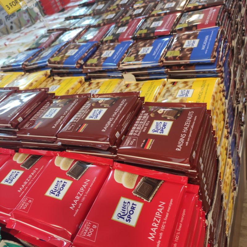Coklat Ritter Sport 100g Part 1 | Shopee Malaysia