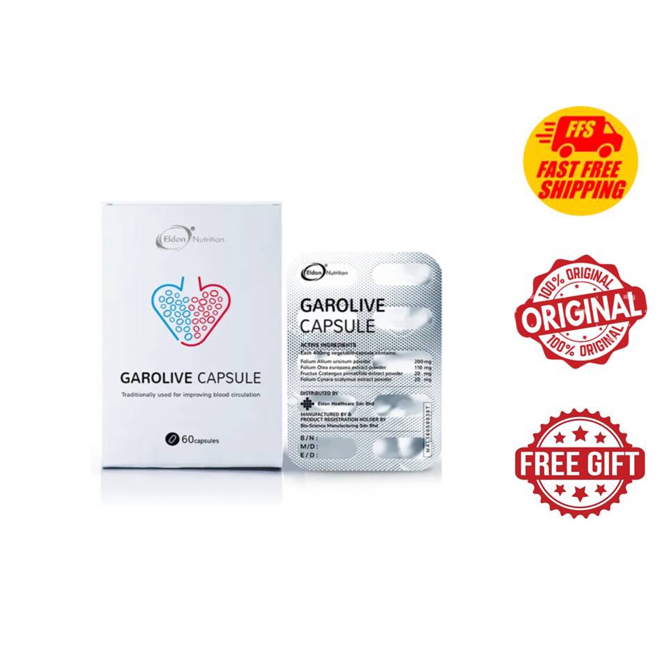 ELDON NUTRITION GAROLIVE 60'S CAPSULE | Shopee Malaysia