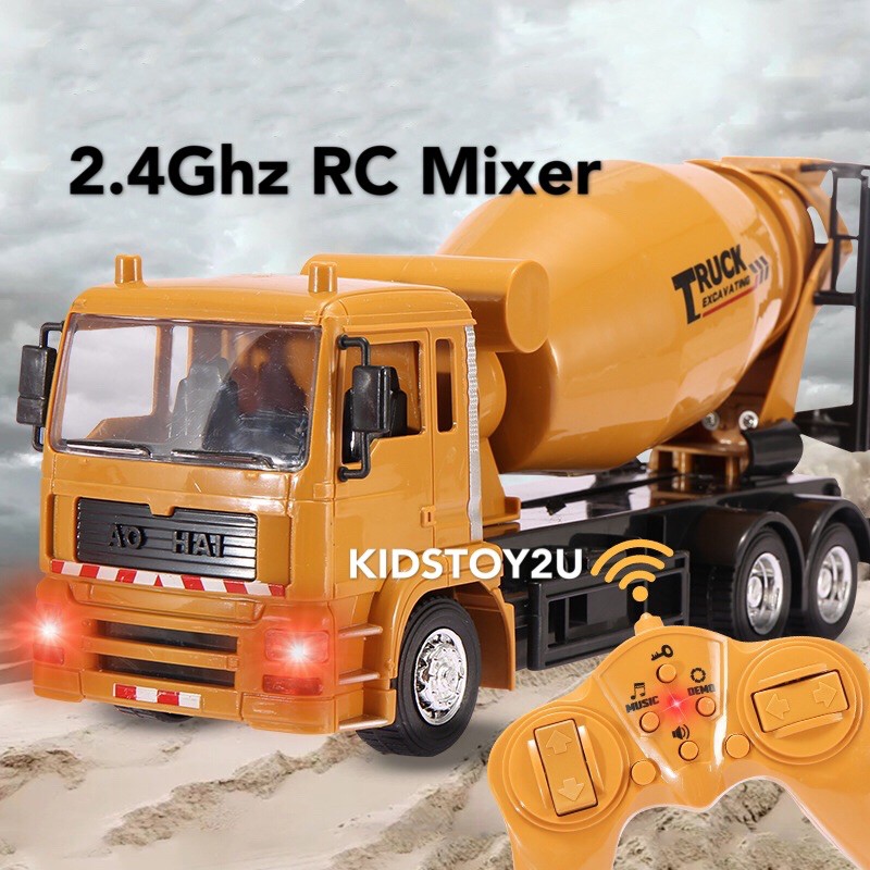Rc Truck Lori Simen 2.4Ghz RC Mixer Construction Remote Control Mixer ...