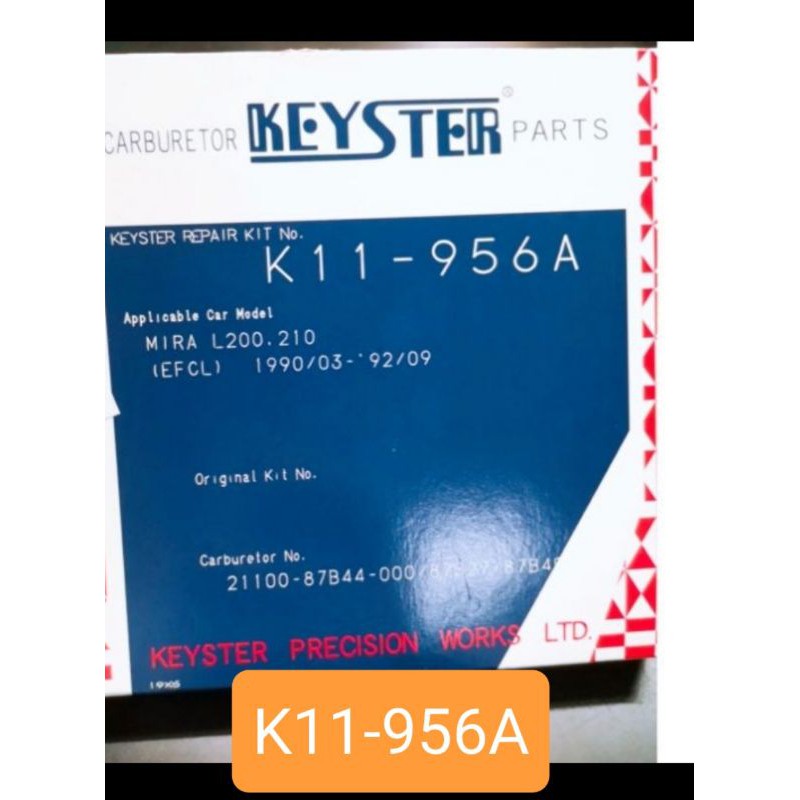 (JAPAN KEYSTER)PERODUA KANCIL 660 CARBURETOR KIT 100% MAKE IN JAPAN K11 ...