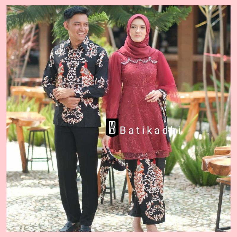 KEMEJA Kebaya couple batik/Kebaya couple Graduation/Kebaya/Baju Party ...