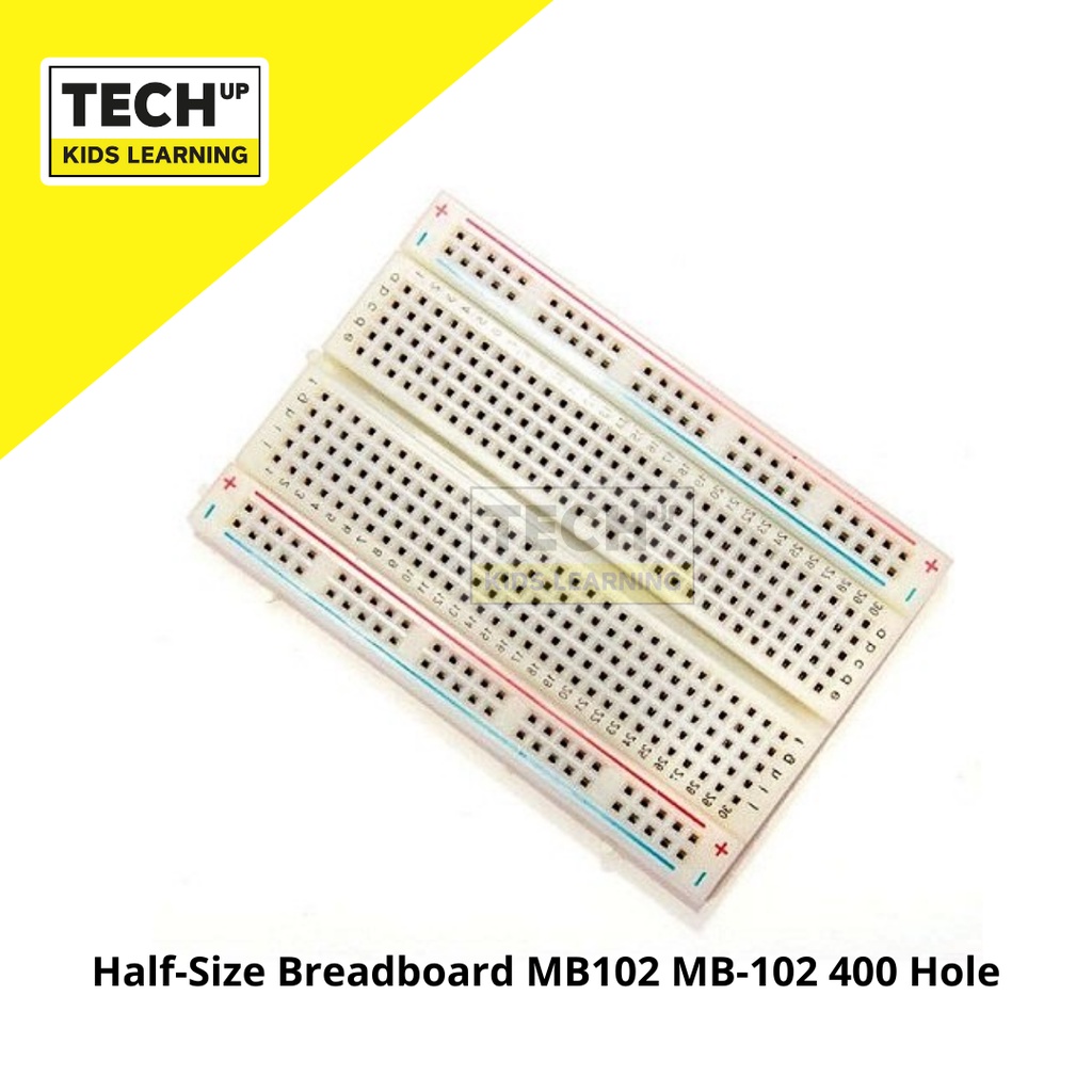 (Ready Stock ) Half-Size Breadboard MB102 MB-102 400 Hole/Point ...