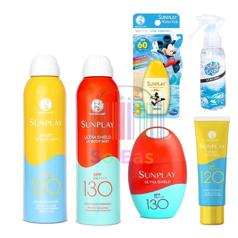 Sunplay Sport Or Ultra Shield UV Body Mist Sunplay Spray Koolfever ...