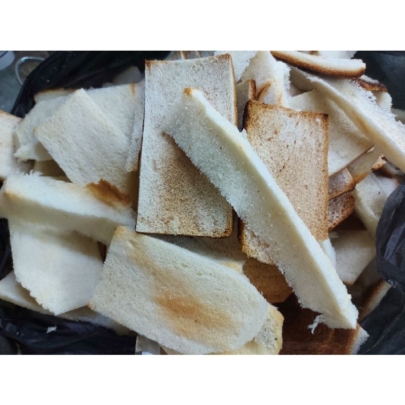 Kulit roti kering/Dry bread/面包皮/1kg | Shopee Malaysia