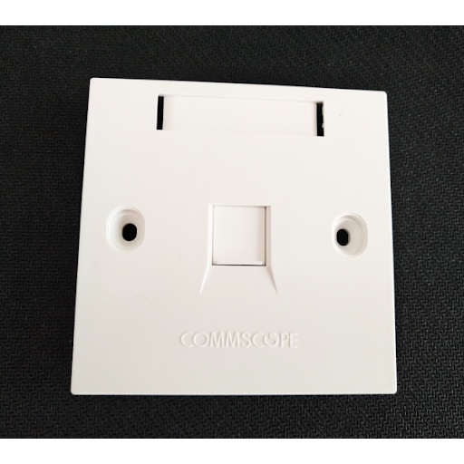 Commscope AMP 1-port 2-port square wall socket mask | Shopee Malaysia