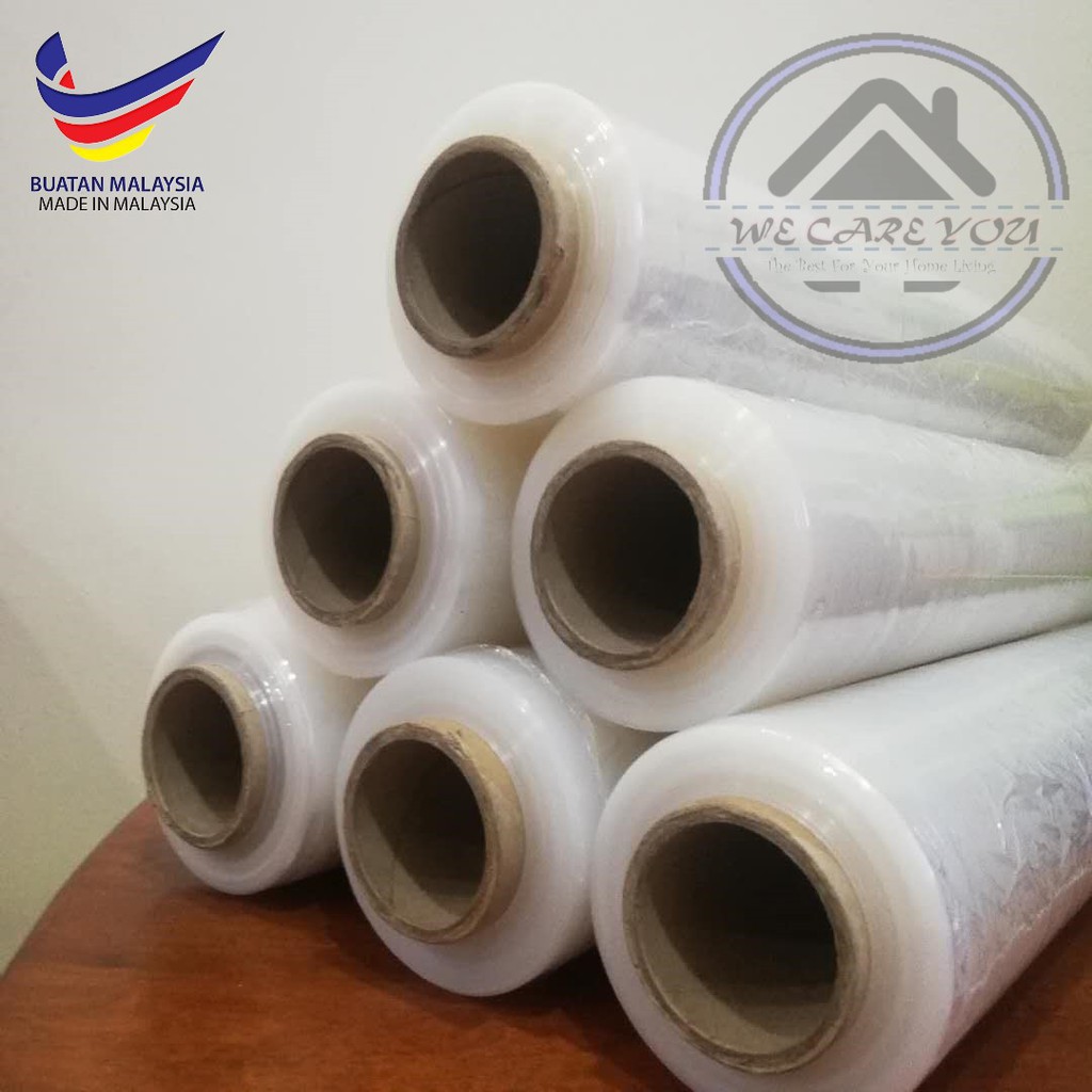 STRETCH FILM 500MM x 2.2KG x 23 MICRON x 6 ROLL {CORE=0.2KG} | Shopee ...