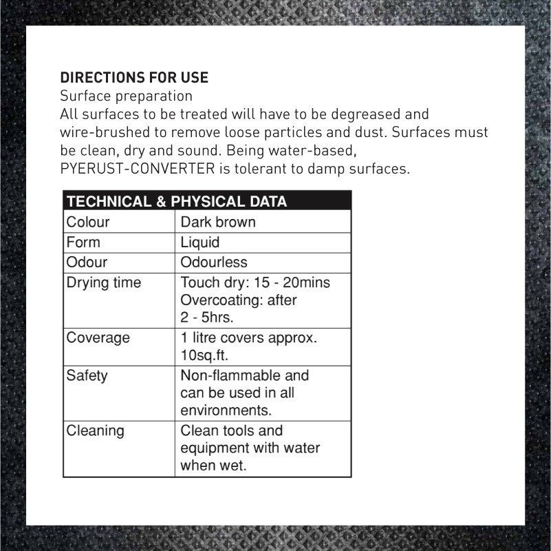 PYE Rust Converter Synthetic Resin Rust Stabilizer / Penukar Karat ...