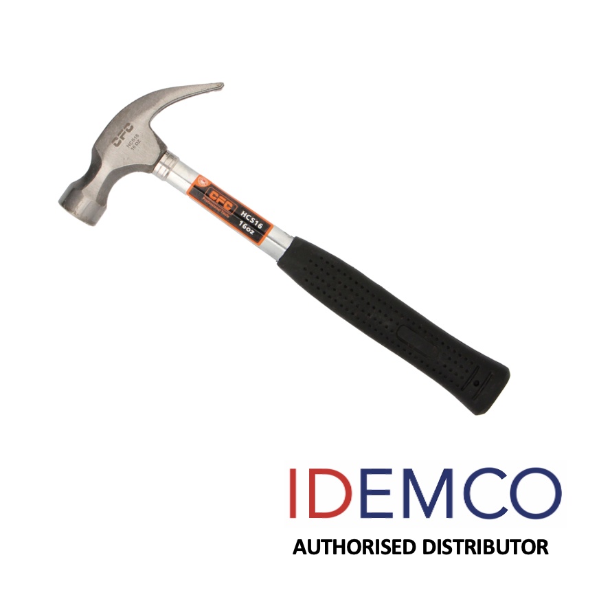 CFC Professional Tools - Heavy Duty Claw Hammer, Steel Handle 16oz ...