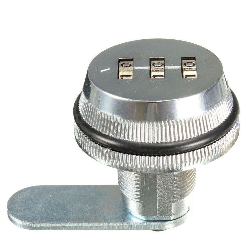 Alloy Code Combination Cam lock Keyless Post Mail Box Cabinet RV 3 Dial ...