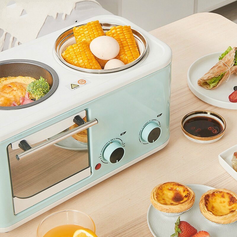 4 in 1 Electric Household Breakfast Machine Mini Bread Toaster Baking ...