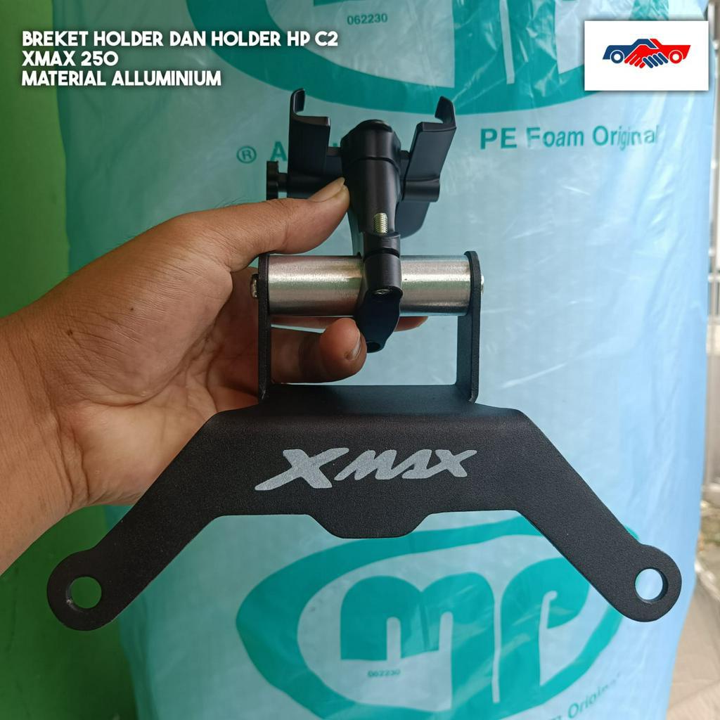 HP The bracket and holder for the c2 XMAX 250 cellphone is thick and ...
