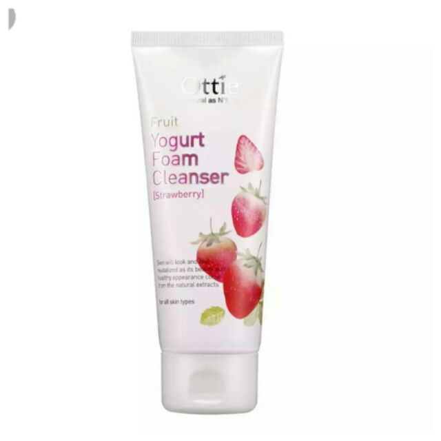 Ottie yogurt foam cleanser -strawberry (150ml) | Shopee Malaysia