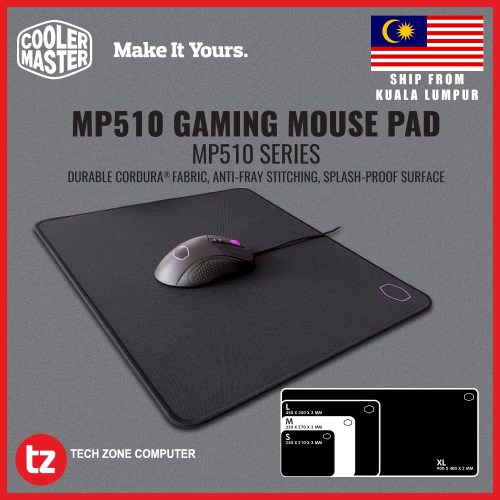 Cooler Master MP510 / MP511 Splash-proof Cordura® Fabric Gaming ...