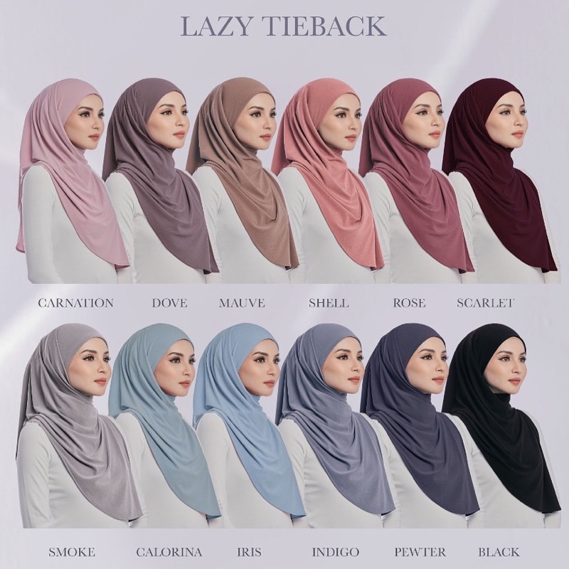 NEW Ruffle Lazy Tieback Original by Tudung Ruffle | Shopee Malaysia