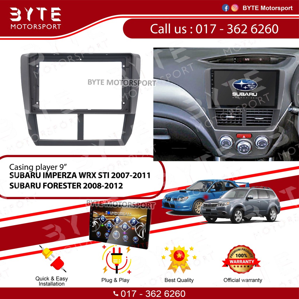 Subaru Imperza WRX STI 2007-2011 / Forester 2008-2012 Soundstream Touch ...