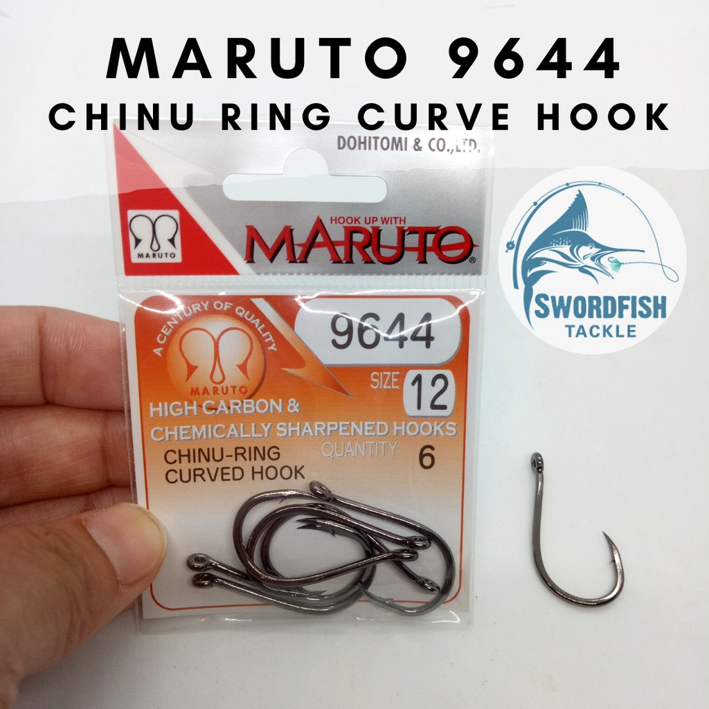 🔥🔥🔥HARGA MURAH!!!🔥🔥🔥MARUTO JAPAN CHINU-RING CURVED HOOK 9644 FISHING HOOK 100% ORIGINAL 🔥🔥🔥 ...