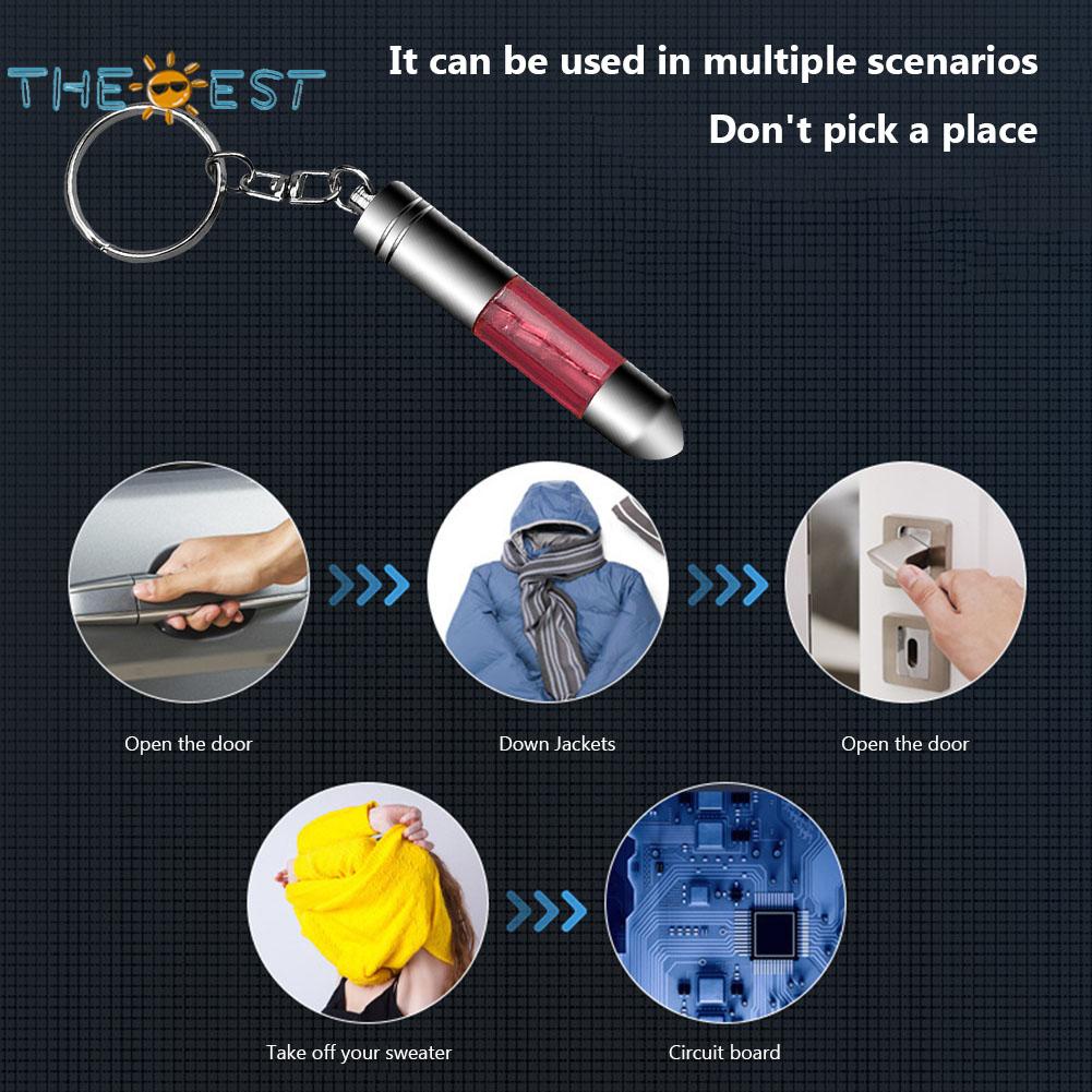 «THEBEST» Portable High Voltage Anti-Static Keychain Car Body Static ...