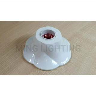 Batten Holder E27 Cap Bulb Wall Mount Lighting Flower Shape Casing ...