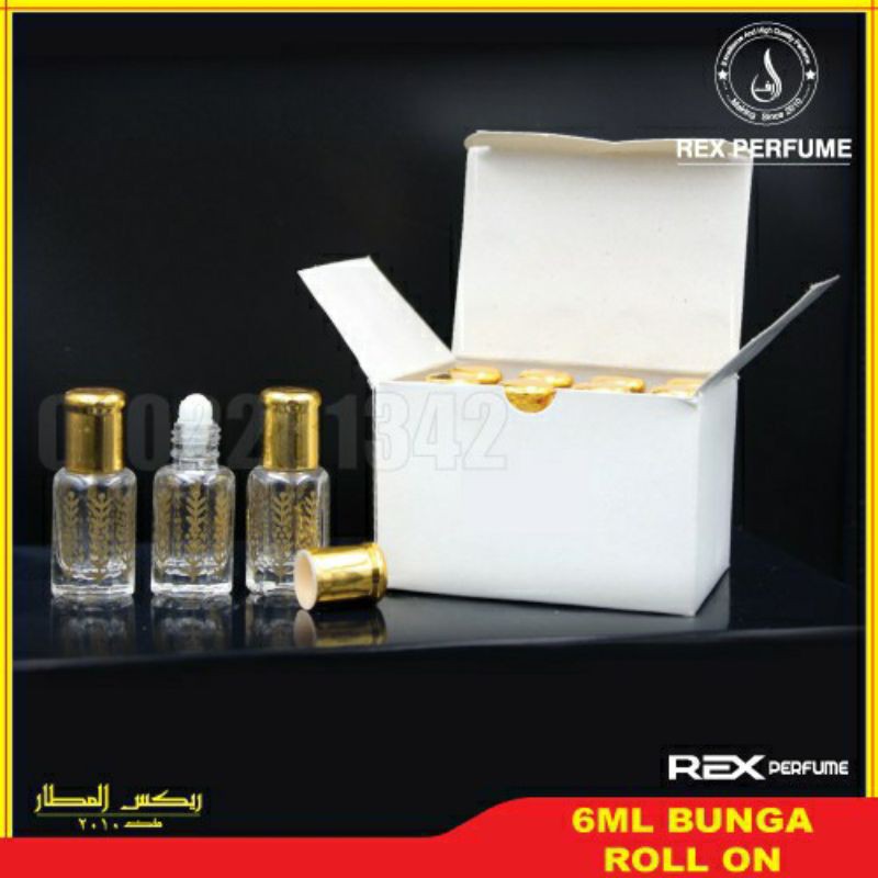 【Ready Stock】BOTOL KOSONG BUNGA 6ML ROLL & STICK BY REX PERFUME HQ ...