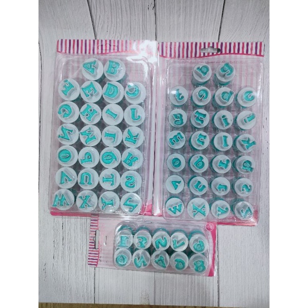 Fondant alphabet / huruf besar / huruf kecil/ nombor | Shopee Malaysia