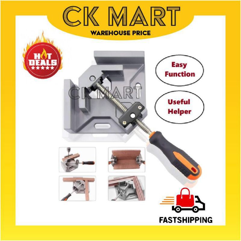 Alat Kerja Kayu Kunci Kayu Ikat Mudah Sambung68MM Corner Clamp/ 90 ...