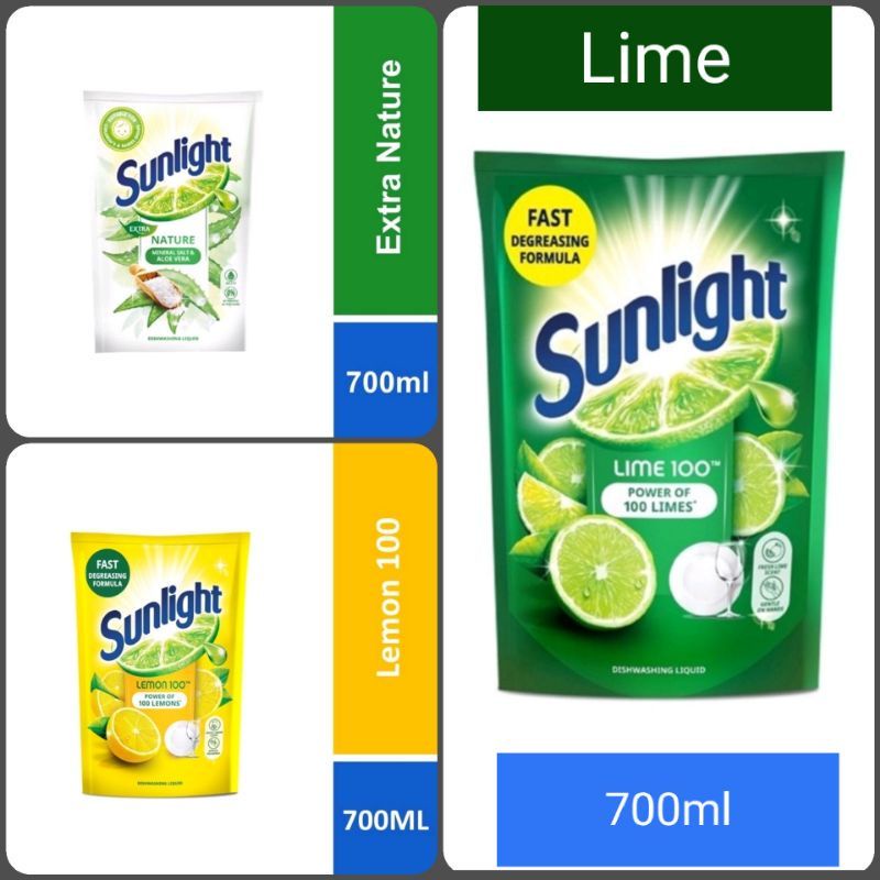 Sunlight Dishwash Refill Pack 700ml | Shopee Malaysia