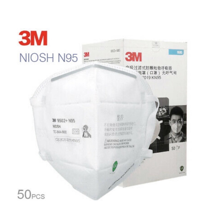 3M Particulate Respirator 9502+ ,KN95 Mask (Headloops) | Shopee Malaysia