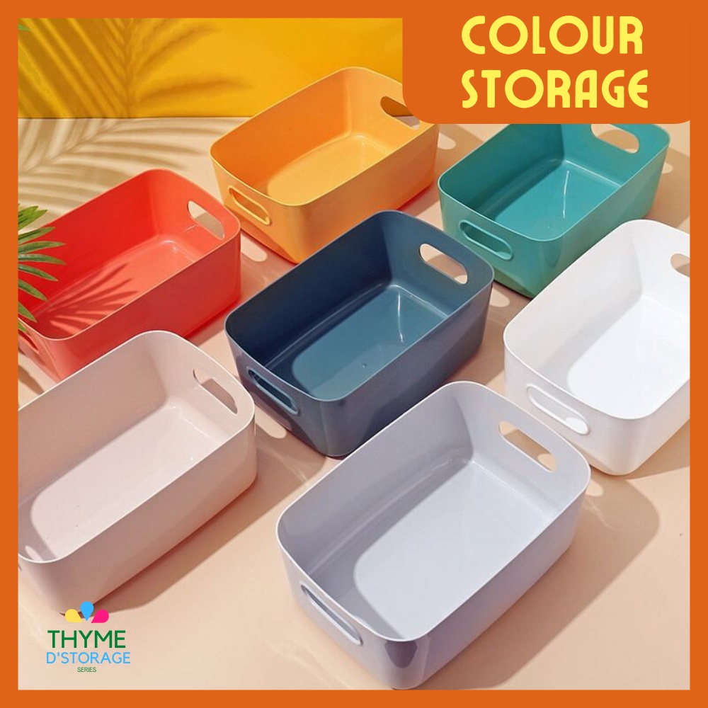 Storage Basket Desk Organiser Colourful Storage Basket Storage Box ...